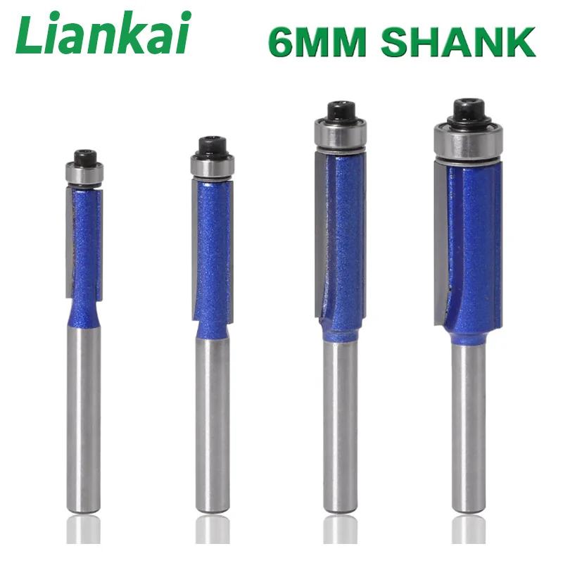 Liankai-1pc-6mm-1-4-Shank-Diameter-High-quality-Milling-Cutter-Flush ...