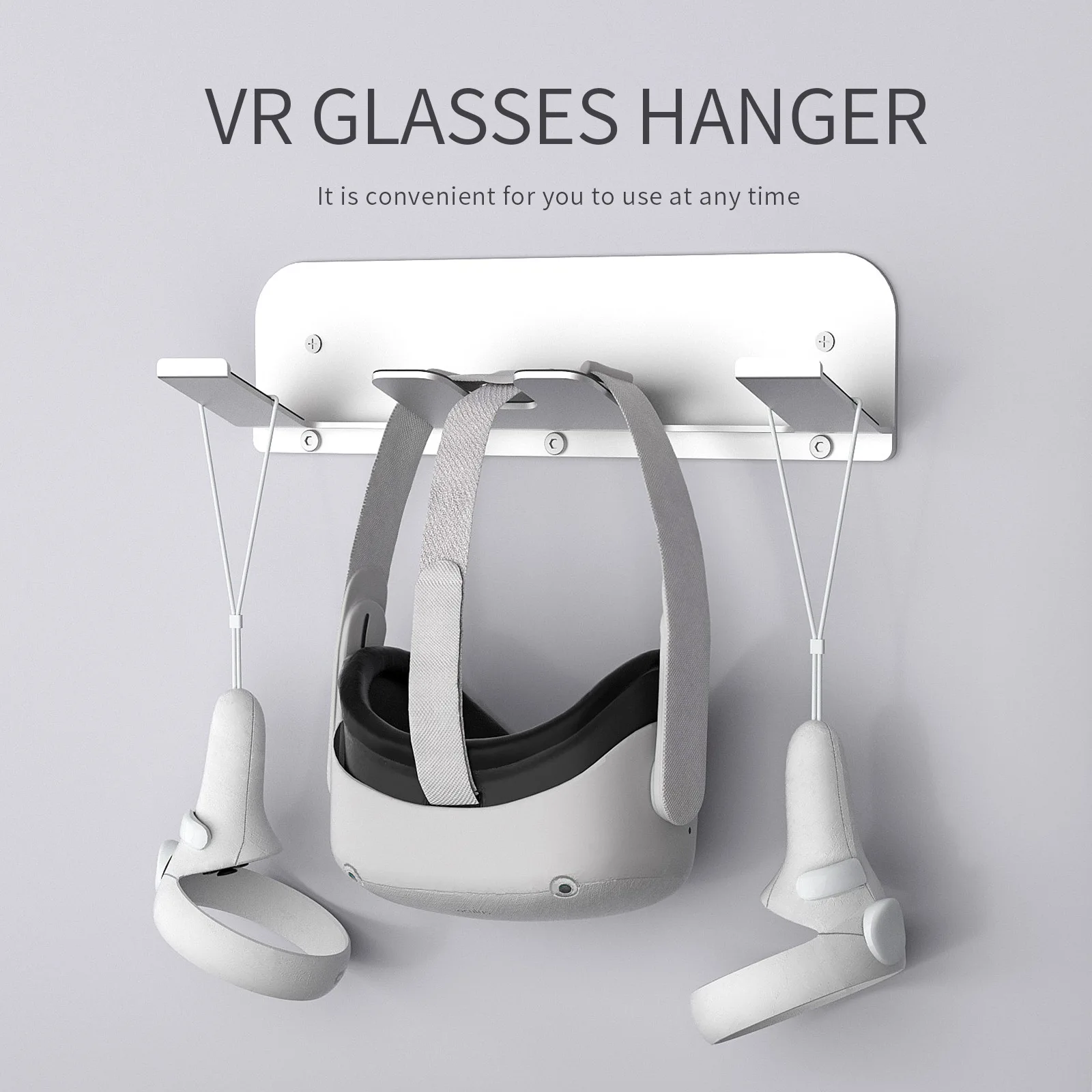 Soporte-de-montaje-en-pared-de-Metal-VR-para-Meta-Oculus-Quest-2-Rift-S ...