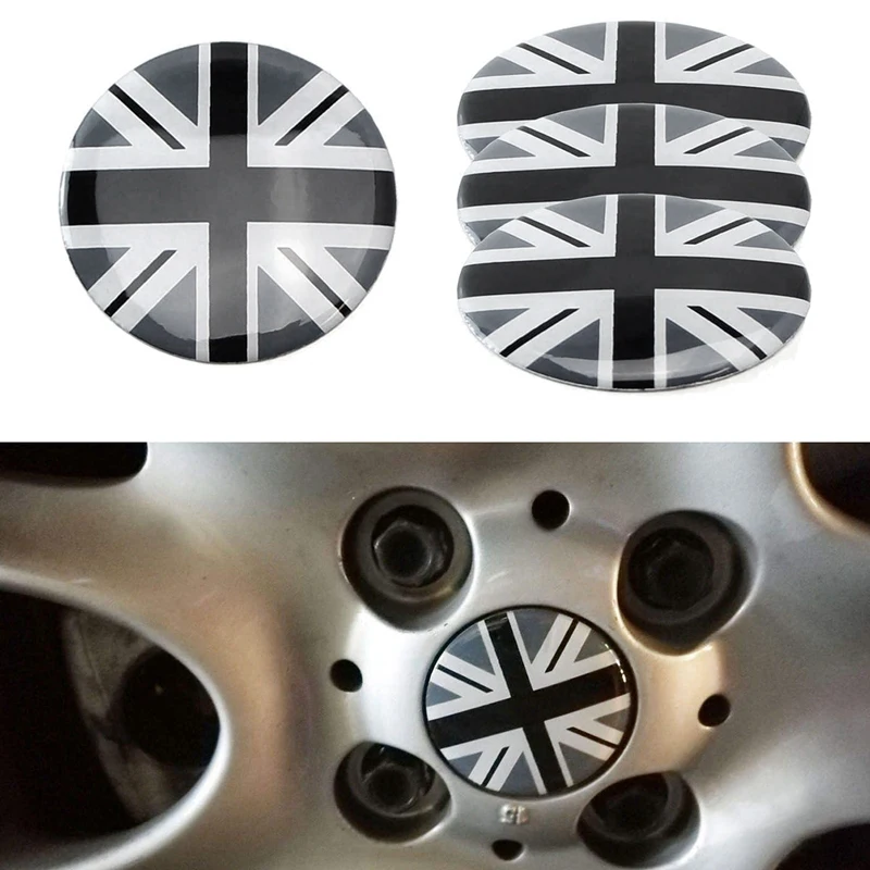 UK Flag Style Car Wheel Hub Center Cap Cover for MINI Cooper R50 R51 ...