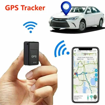 GF-07 Mini Car GPS Tracker Anti-lost Locator Device Vehicle Real Time ...
