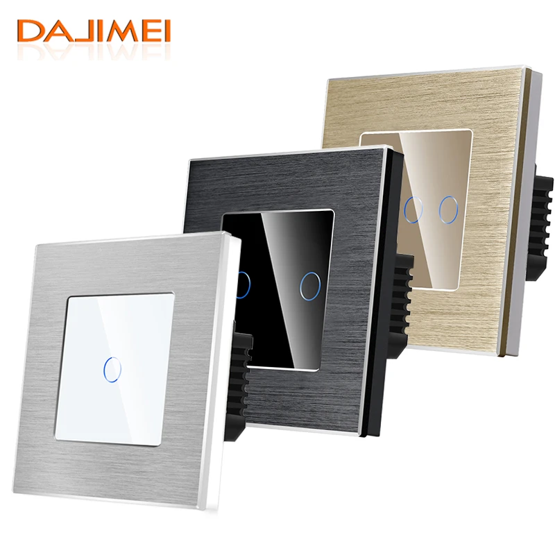 DAJIMEI EU Touch Switch 1/2/3Gang 1/2 Way Intermediate Stair Switch ...