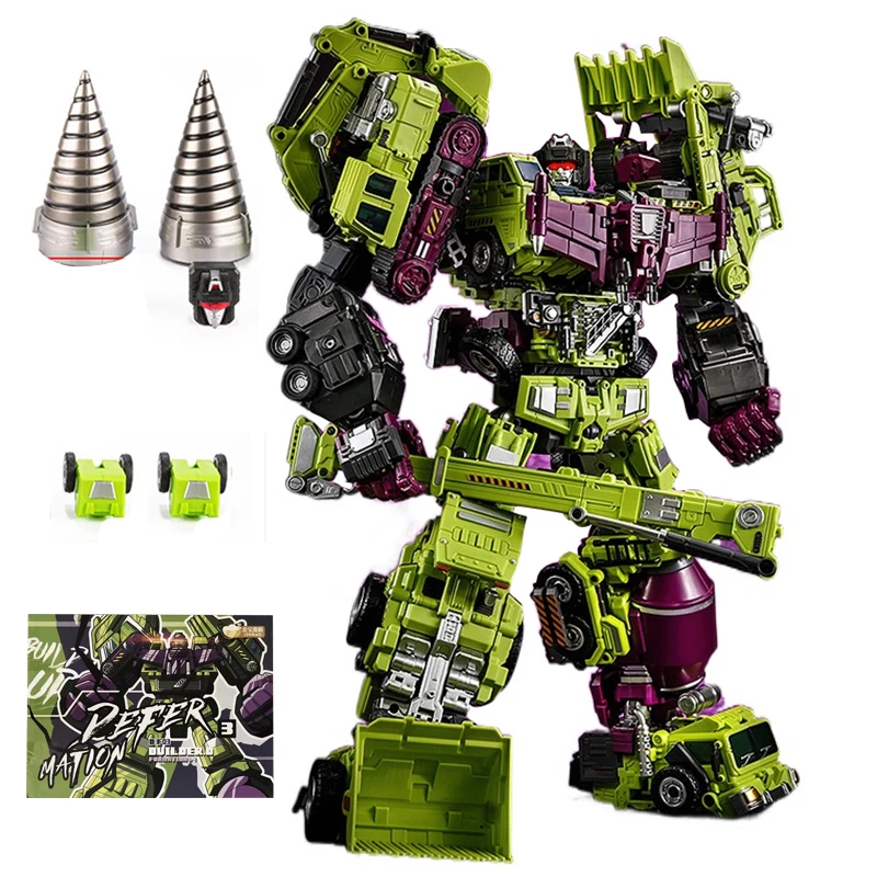 6IN1 JINBAO Devastator & Kit G1 GT Transformation Masterpiece Action ...