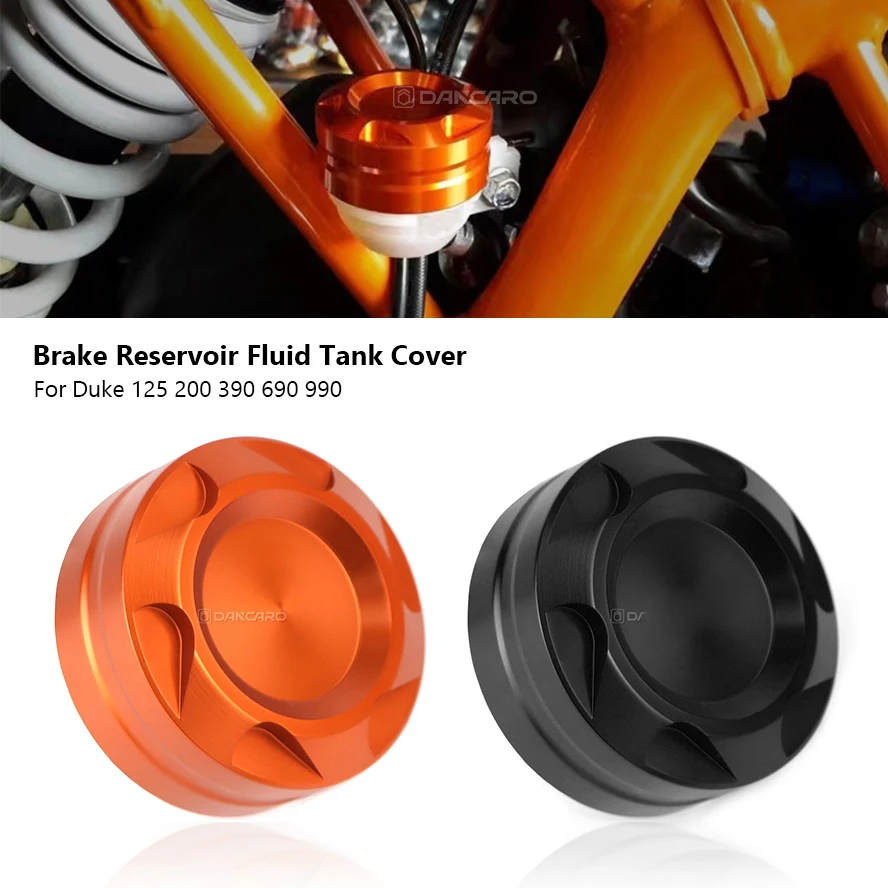 Motorcycle-Brake-Reservoir-Fluid-Tank-Cover-Rear-Oil-Cup-Cap-CNC ...