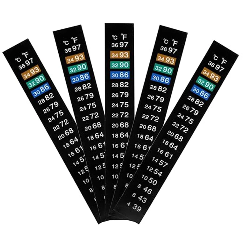 Stick-On-Thermometer-Strip-Digital-Aquarium-Thermometer-Sticker-for ...