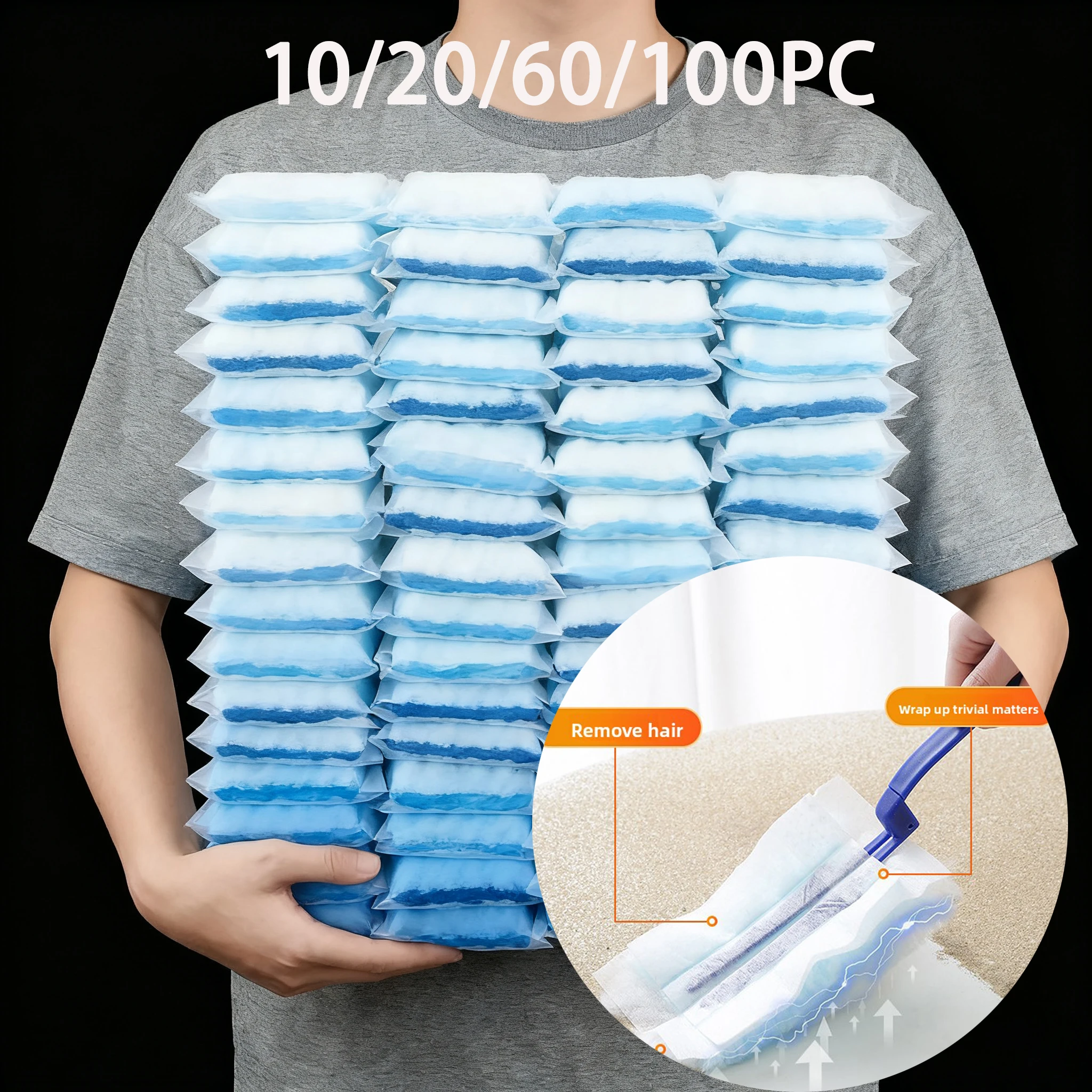 10-100pcs Duster Surface Dust Clean Tool Microfiber Disposable Short ...