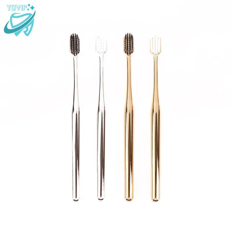 1Pc-Luxury-Soft-Toothbrush-Men-Women-Adult-Tooth-Brush-Electroplate ...