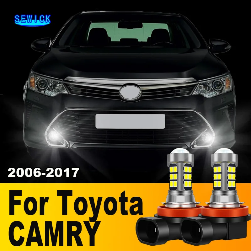 2Pcs LED Lamp Car Front Fog Light Accessories For Toyota CAMRY 2006 ...
