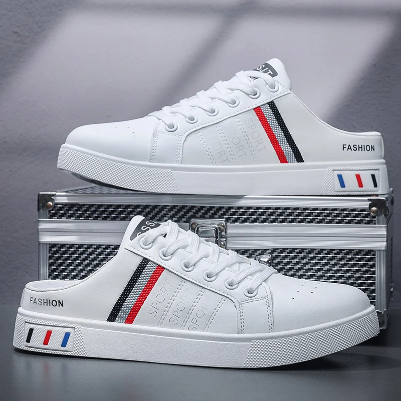New-Half-Sneakers-Men-Fashion-Casual-Shoes-Men-Breathable-White ...