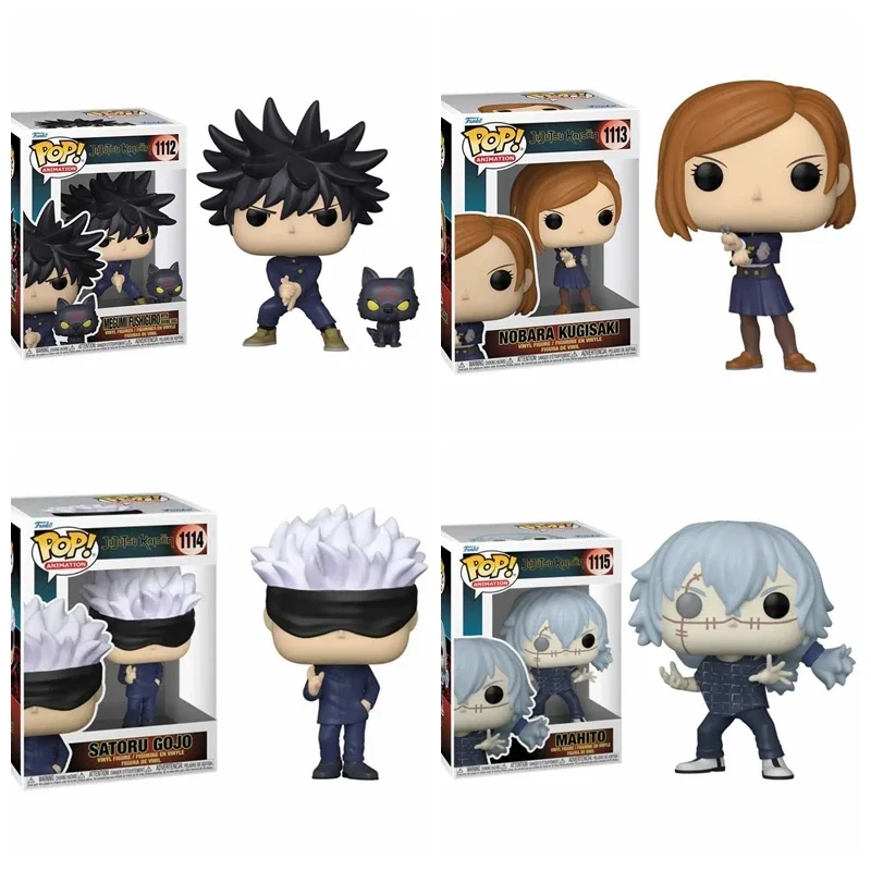 Funko-Pop-novedad-de-2024-Jujutsu-Kaisen-Megumi-1112-Nobara-1113-Gojo ...