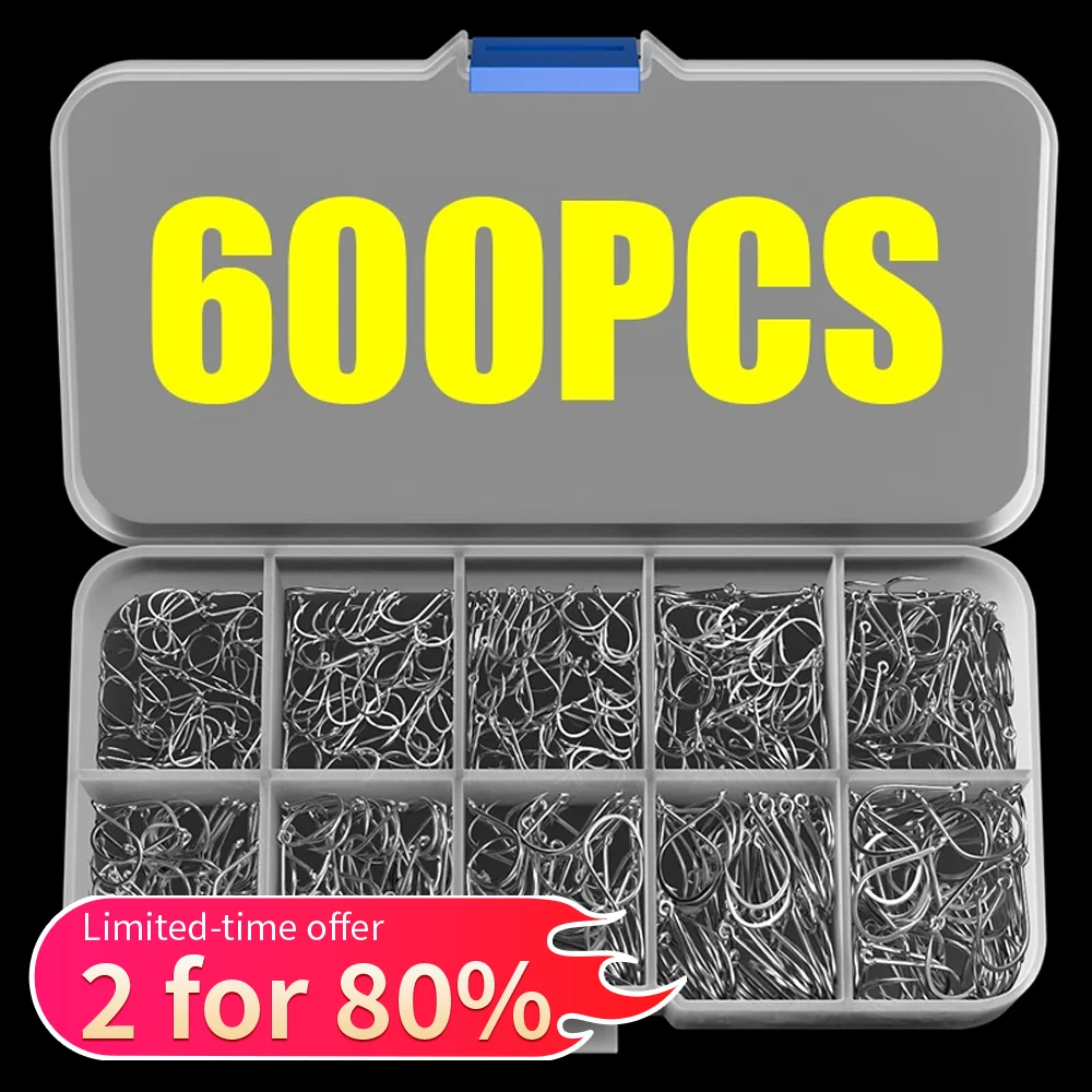 Fishing-Hooks-Set-PremiumHigh-Carbon-Steel-Barbed-FishHooks-for ...