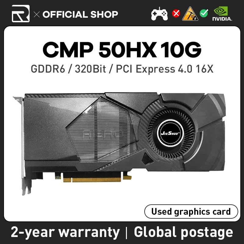 JIESHUO-NVIDIA-CMP-50HX-10GB-Turbo-Professional-Mining-Graphics-GPU ...