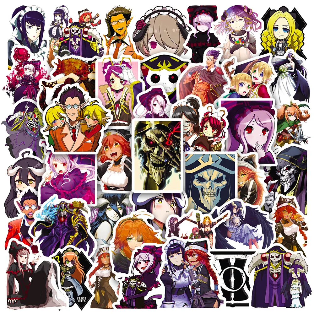 Japanese-Cartoon-Anime-Overlord-Stickers-For-Car-Laptop-Phone ...
