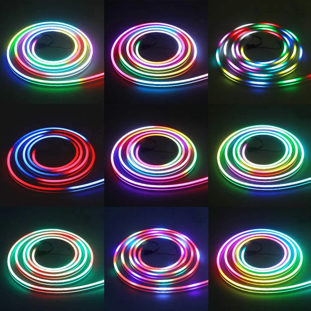 RGB-IC-Addressable-LED-Strip-Light-ARGB-neon-tube-light-WS2812B-SK6812 ...