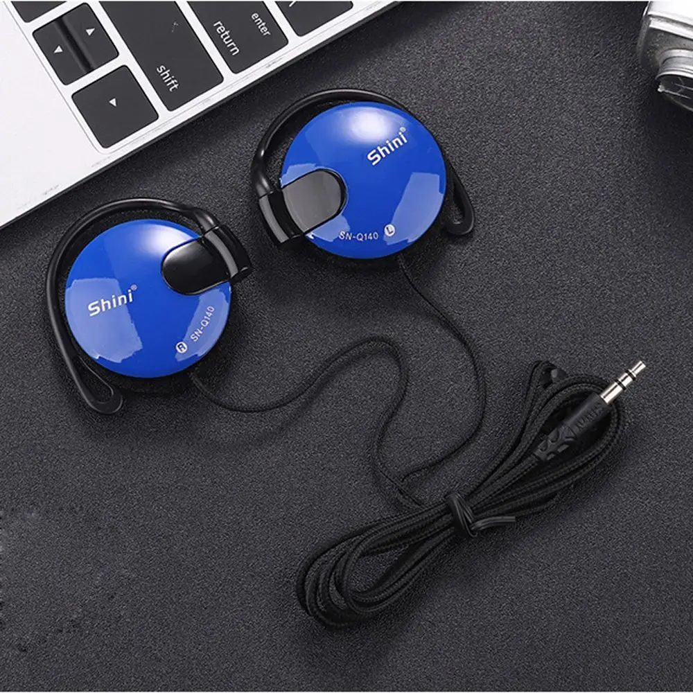 For Phone Wired Earpiece 3.5mm Sport Headset Earphone Headphone Ear ...