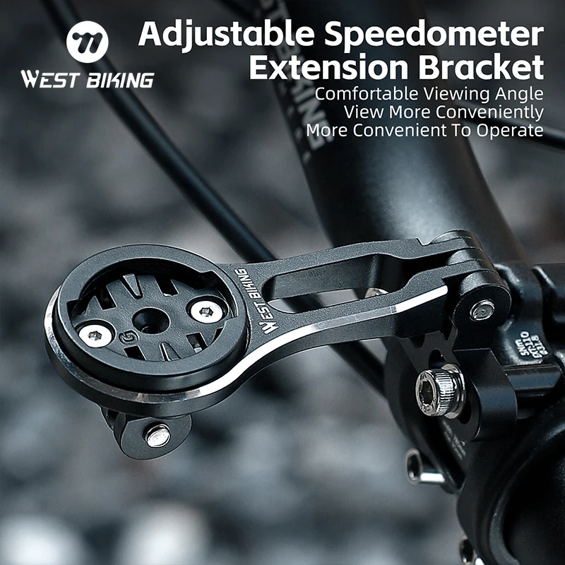 WEST-BIKING-Adjustable-Bike-Computer-Mount-CNC-Aluminum-Alloy ...