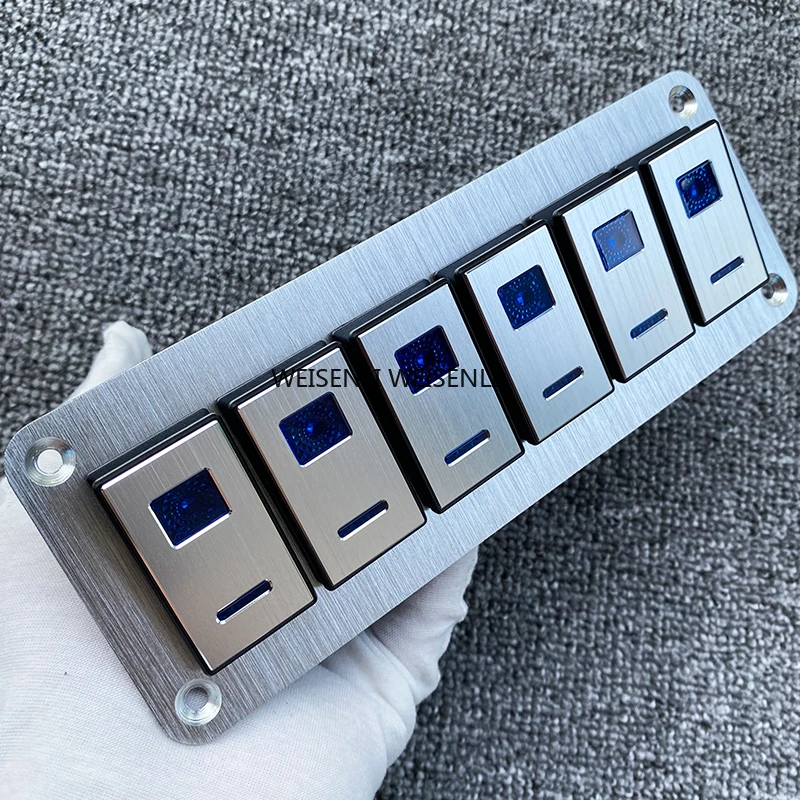 Luxury-metal-high-quality-and-durable-Marine-Boat-Rocker-Switch-Panel ...