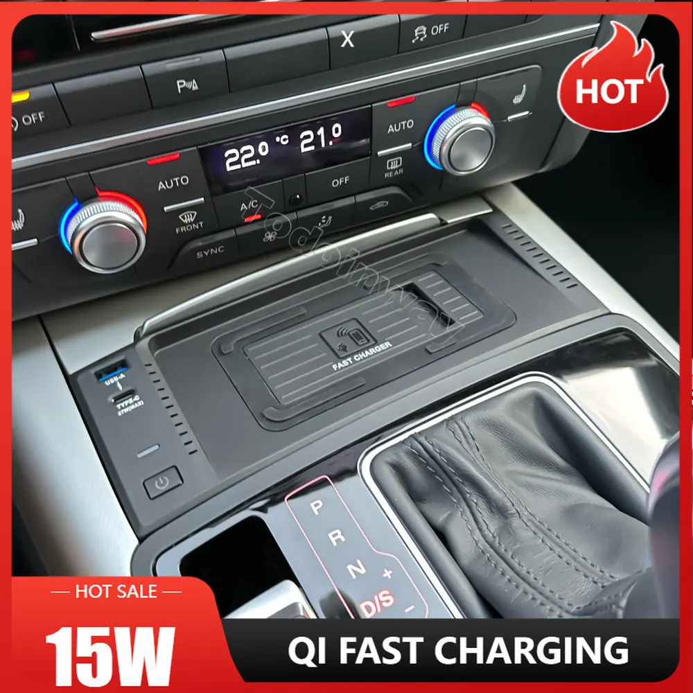 15W-Car-wireless-charger-For-Audi-A6-C7-RS6-A7-2012-2013-2014-2015-2016 ...