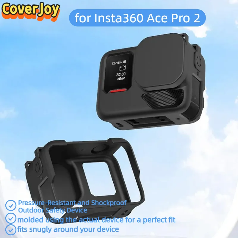CoverJoy Silicone Case for Insta360 Ace Pro 2 Lightweight Anti Scratch ...