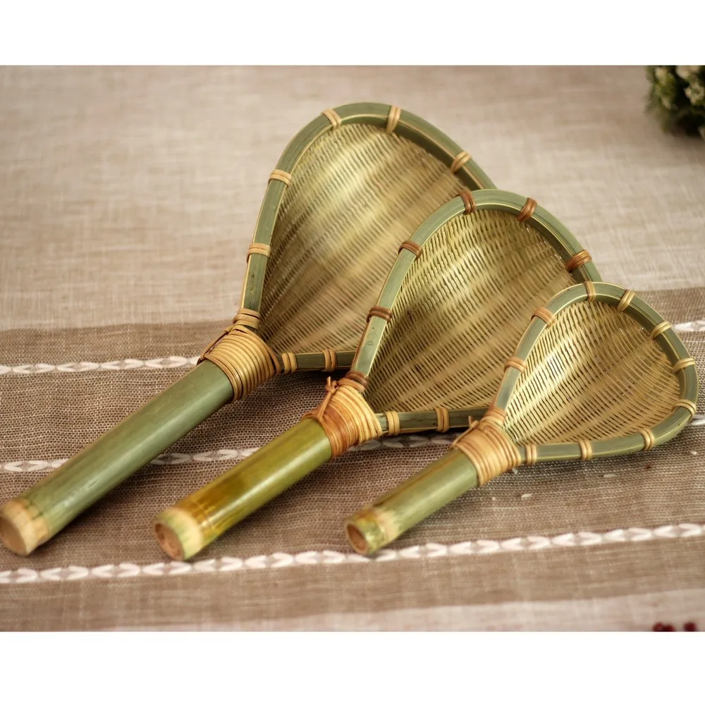 Bamboo Handmade Colander & Strainers - Eco Pureland eco-friendly ...