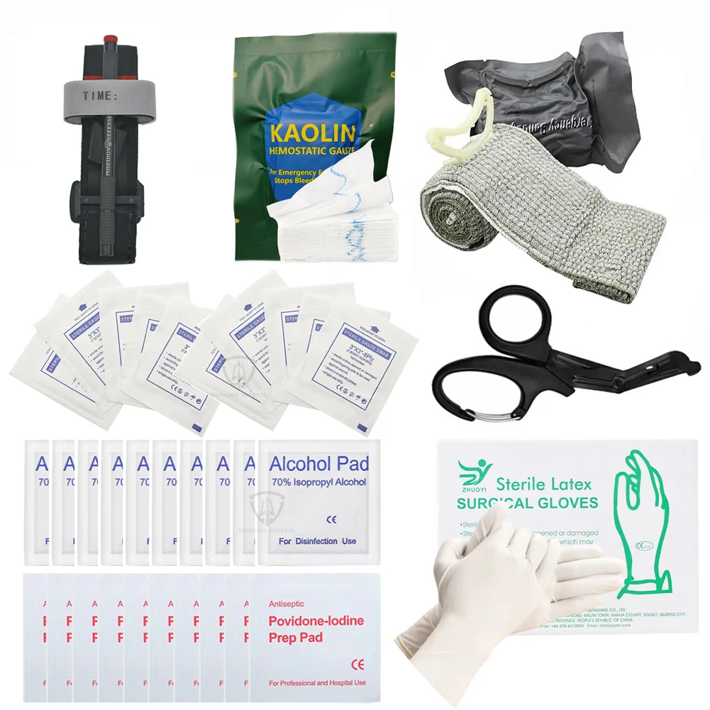 IFAK-Survival-First-Aid-Kit-military-Tourniquet-Kaolin-Israeli ...