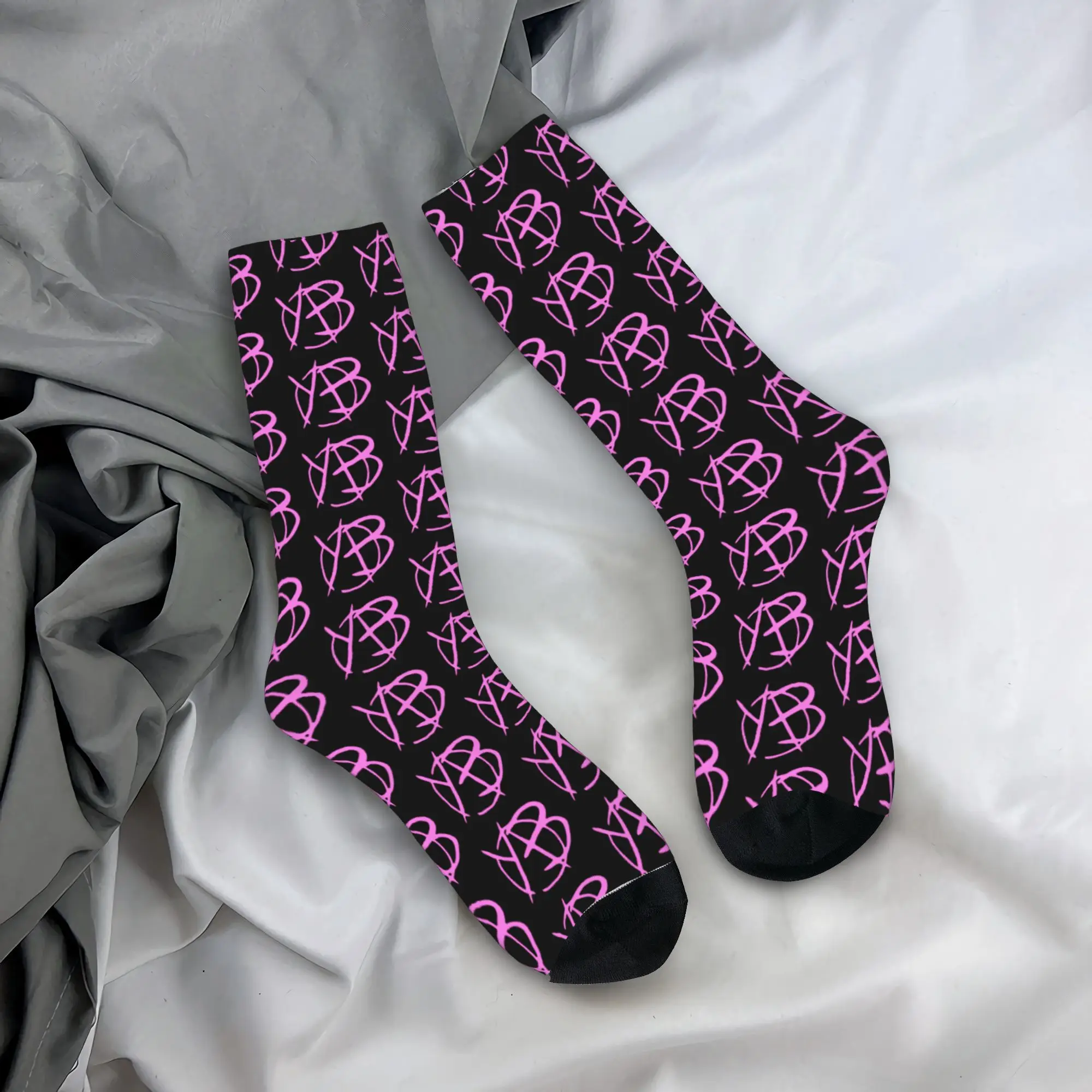 Yungblud Socks Logo Harajuku Stockings Spring Anti-Slip Adults Men ...