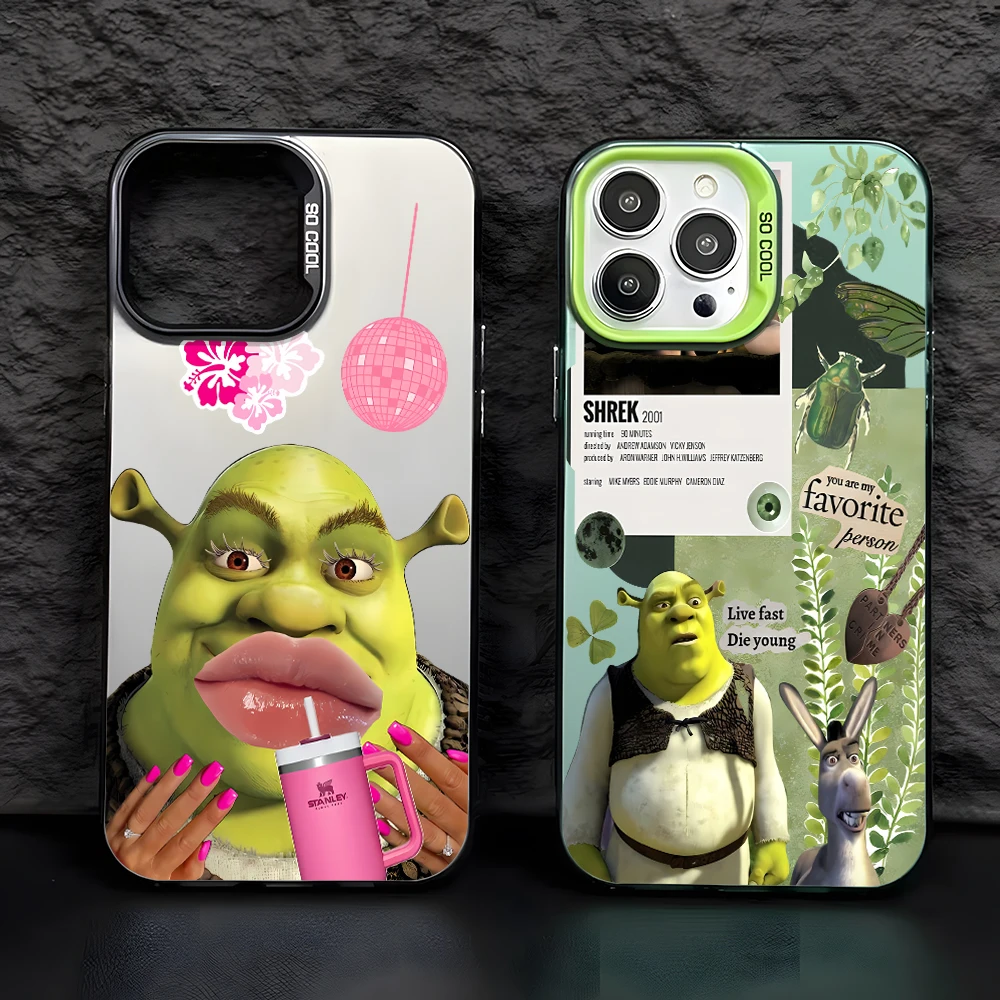 Funny Monster Shreks Phone Case for Oppo A78 A74 A60 A58 A57 A38 A17 ...