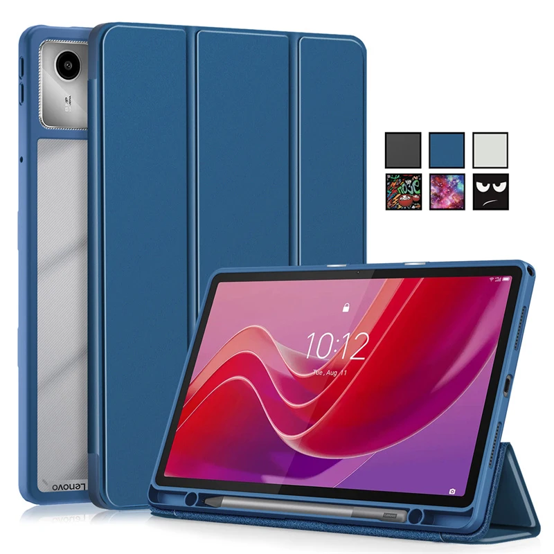 Tablet-for-Lenovo-Tab-M11-Case-with-Pen-Holder-Folding-Stand-Acrylic ...