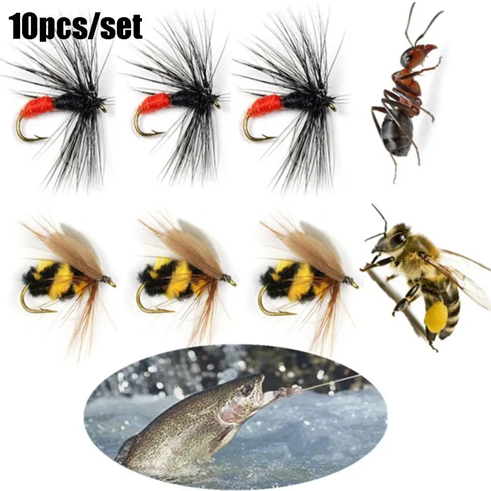 10pcs-New-Portable-Artificial-Swimbaits-Insect-Crank-Bionic-Bait-Bee ...