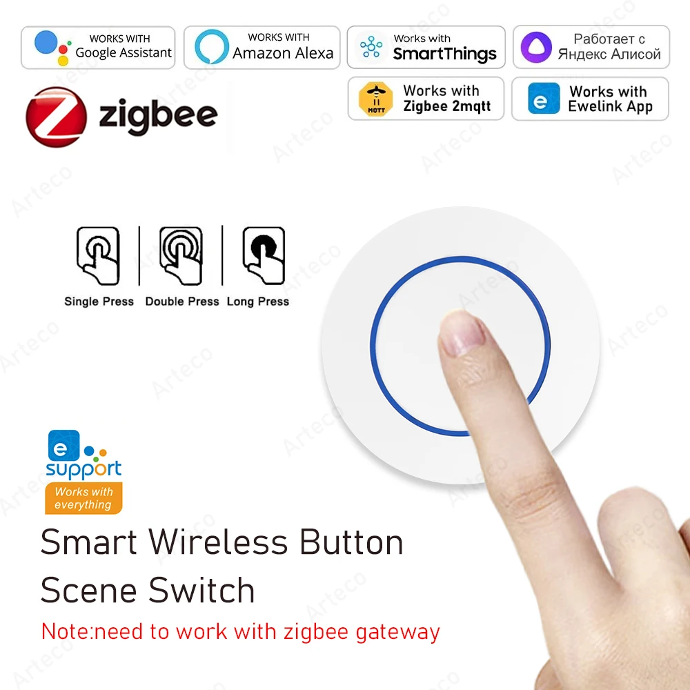 EWelink-ZigBee-Smart-Button-Scene-Switch-Wireless-Remote-On-Off-Key ...