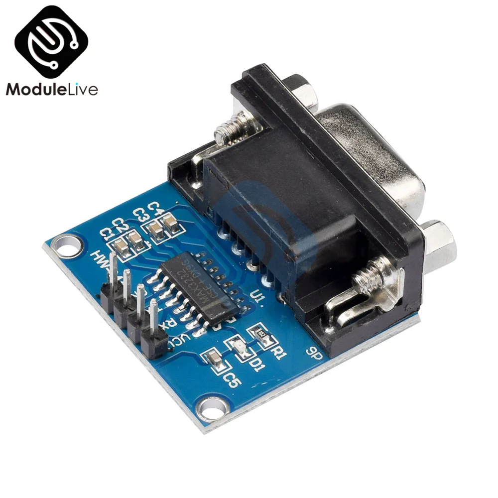 Módulo convertidor de puerto serie MAX3232 RS232 a TTL, conector DB9 ...