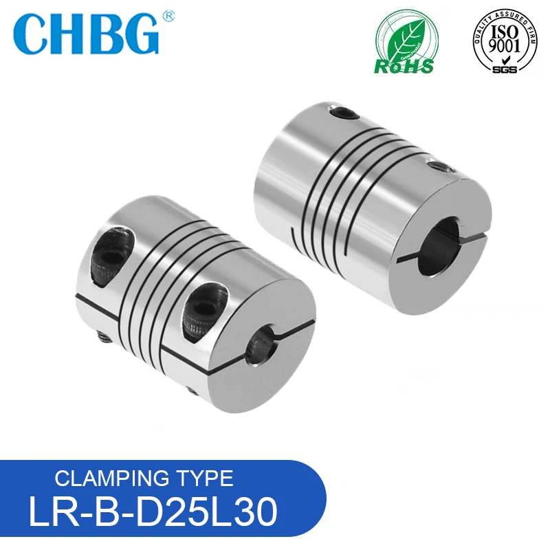 LR-B-D25L30-Aluminum-Elastic-Winding-Shaft-Coupler-Motor-Connector-5mm ...