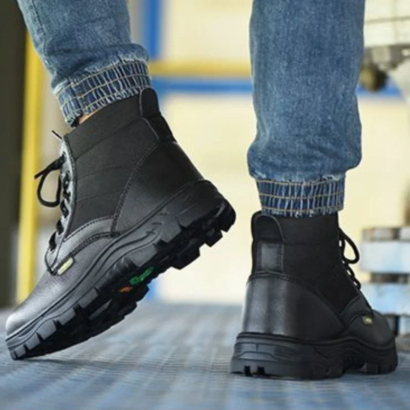 Booties-Male-Shoes-Waterproof-Men-s-Boots-Lace-Up-Ankle-Short-Barrel ...