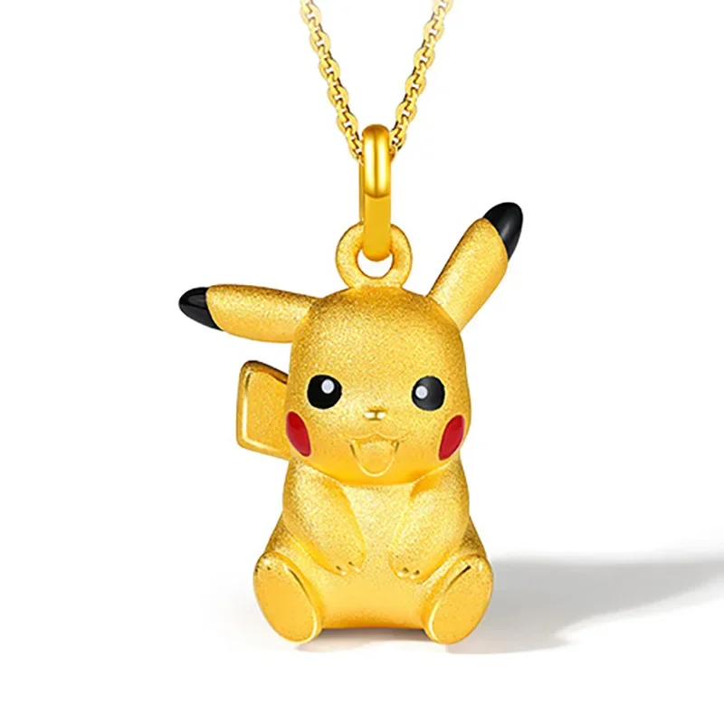 Anillo-de-dibujos-animados-de-Pok-mon-collar-Kawaii-de-Pikachu-Eevee ...