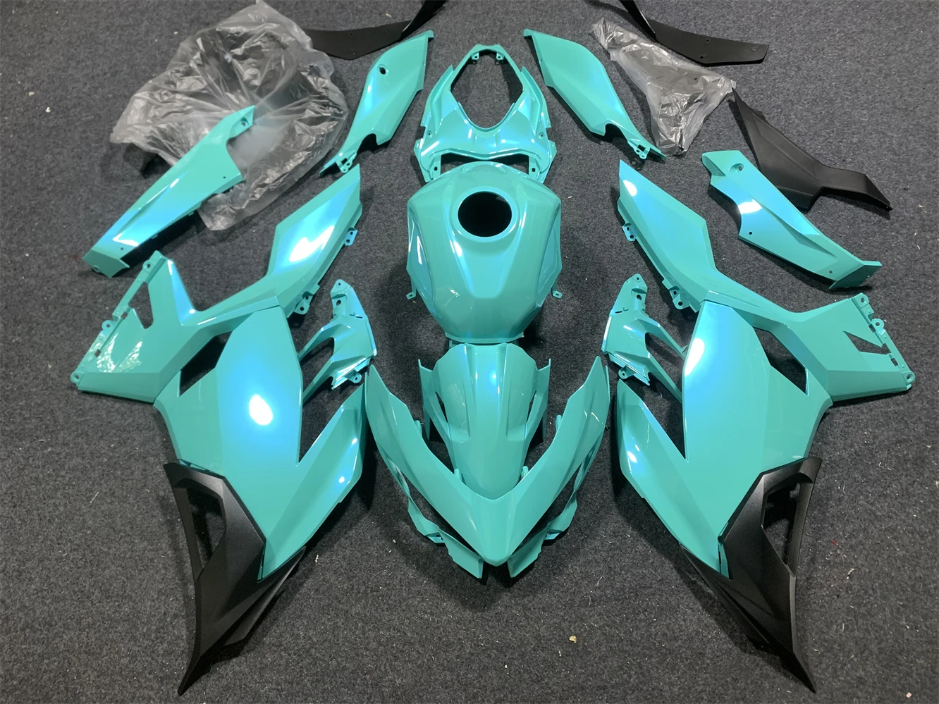 Bodywork Fairing Body Kit for KAWASAKI Z Ninja 400 2018 2019 2020 2021 ...