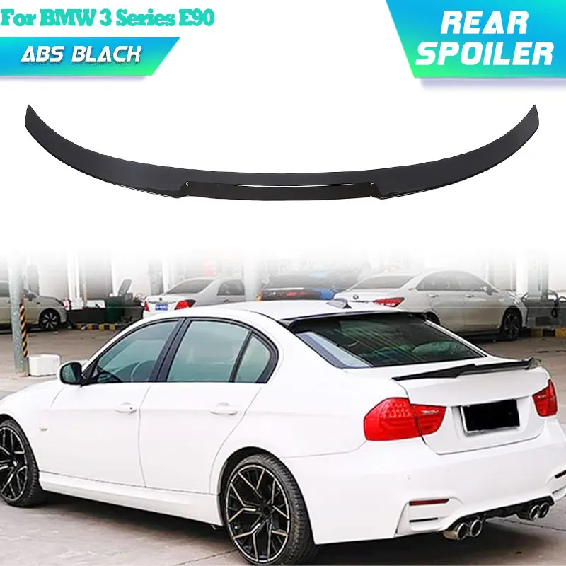 ABS Gloss Black Car Rear Trunk Spoiler Wings for BMW 3 Series E90 328i ...