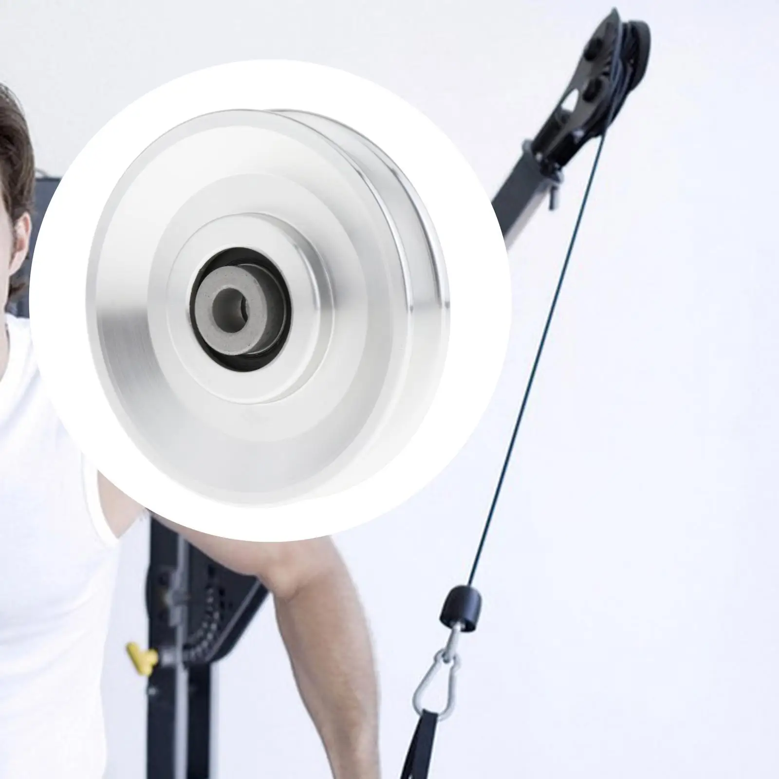 Bearing-Pulley-Wheel-Gym-Accessory-Sturdy-Home-Gym-Attachments-Pulley ...