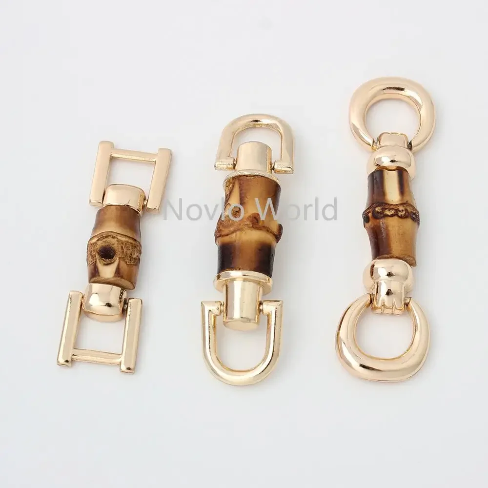5-20-100 pieces 3 styles Real bamboo hanger connects handbags hand pull ...