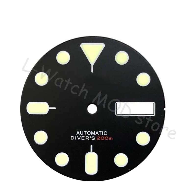 MATTE-Watch-Dial-Modified-Skx007-SKX009-NH36-Small-Millimeter-Abalone ...