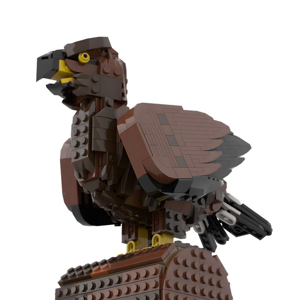 Golden Eagle Building Blocks Majestic Bird of Prey Wildlife Model Kit ...