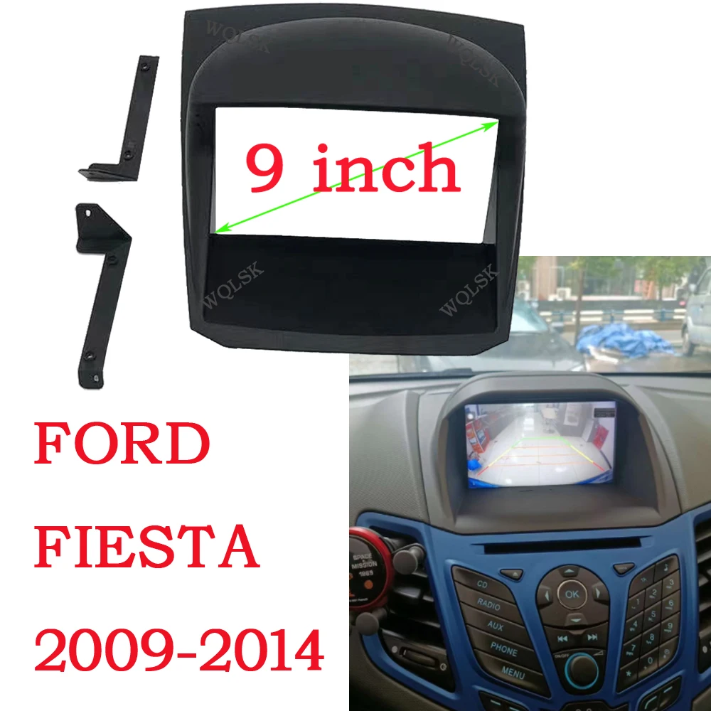 9 Inch For Ford Fiesta 2008-2018 Car Radio Fascia Car Radio Panel Wire ...