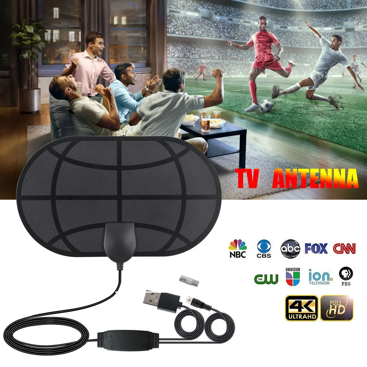 Antena-Hdtv-con-capacidad-multidireccional-Mini-antena-de-TV-Digital-Hd ...