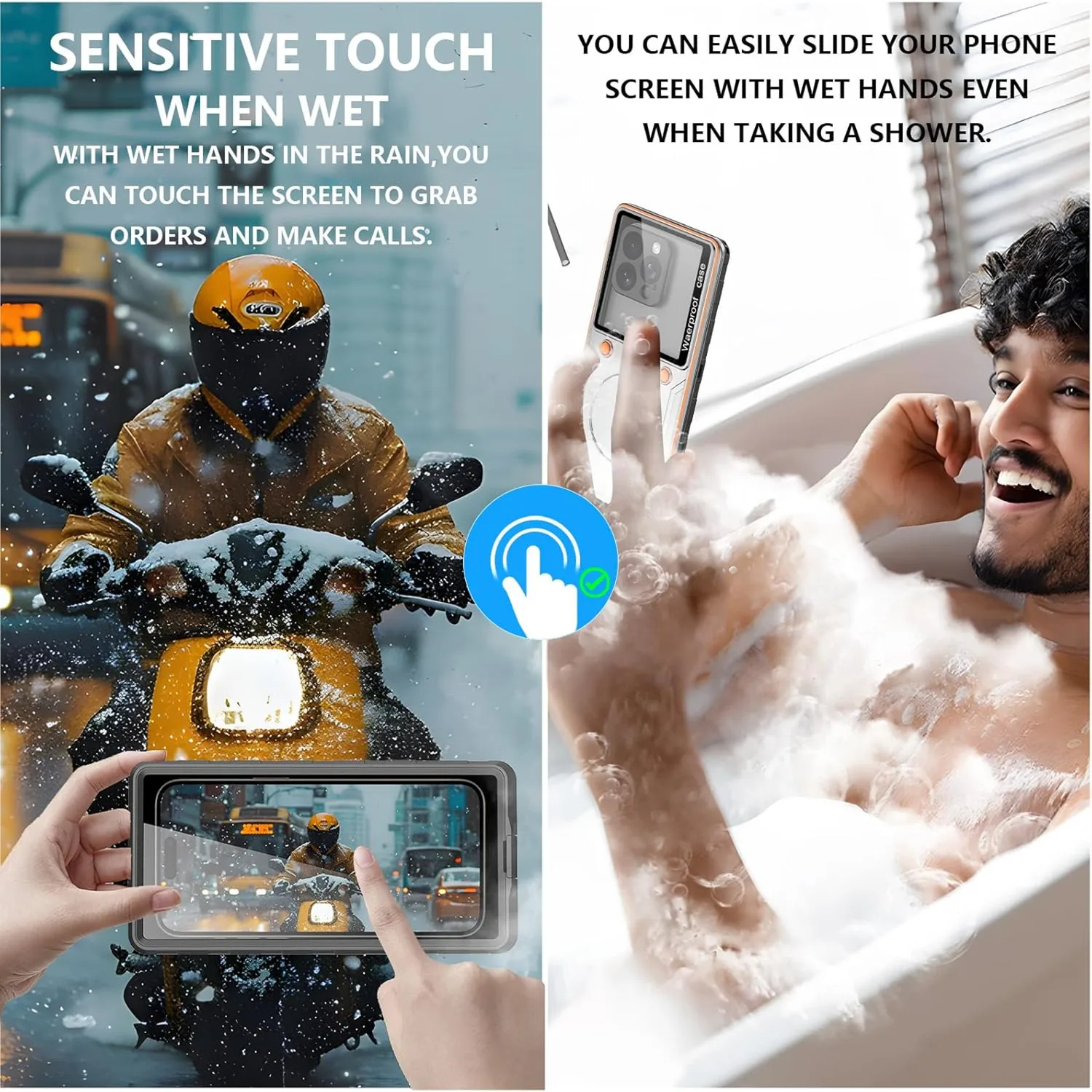 Universal IP68 Waterproof Diving Phone Case – Premium Underwater ...