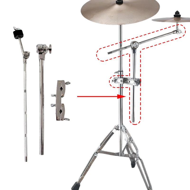 Universal-Cymbal-Holder-Expansion-Rack-with-Clip-Adjustable-Angle ...
