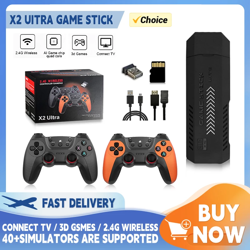 X2-Ultra-Video-Game-Stick-Console-Or-ONLY-2-4G-Double-Wireless ...