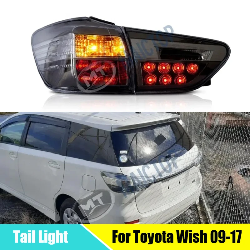 LED Tail light for Toyota Wish 2009 2017 Brake Reverse Light Dynamic ...