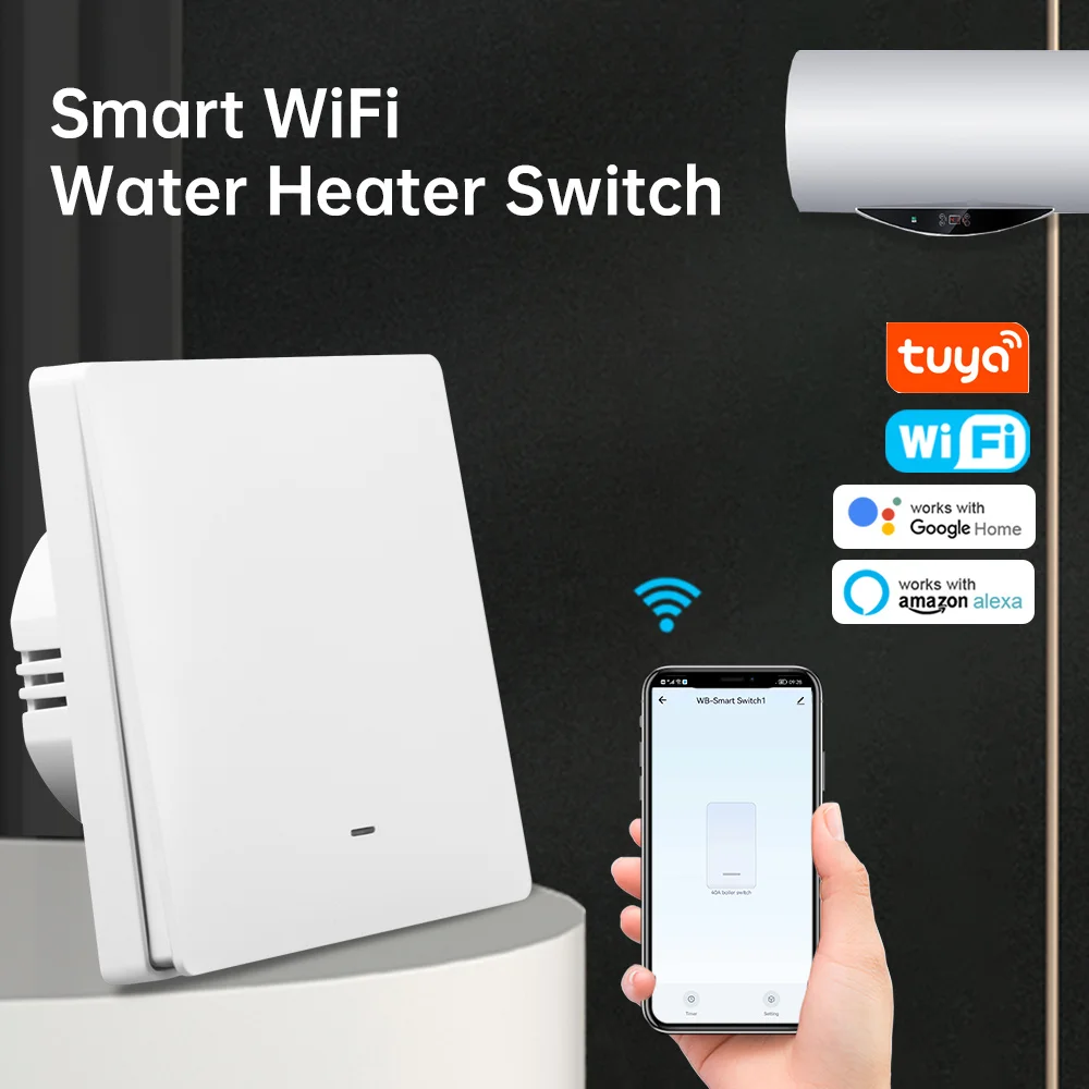 Tuya-WiFi-Smart-Boiler-Switch-40A-8800w-Water-Heater-EU-standard-Switch ...