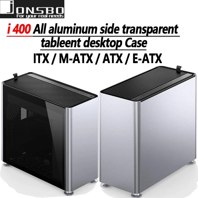 Jonsbo jonsplus i400 all-aluminum shell itx/M-ATX/atx/E-ATX chassis ...
