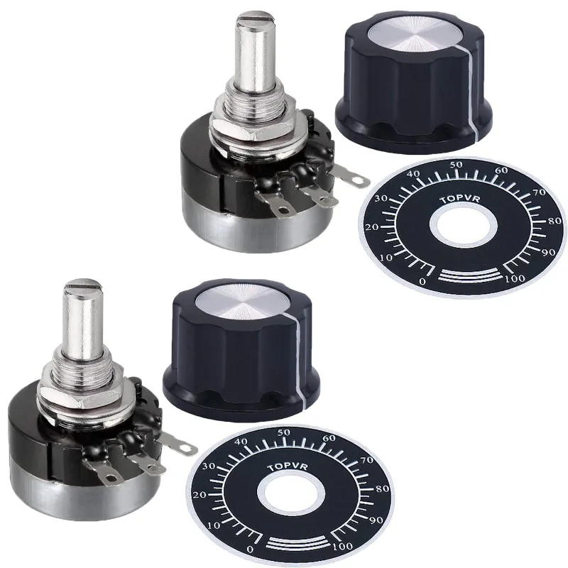 RV24YN20S 2Sets Carbon Film Potentiometer 1K 2K 5K 10K 20K 50K 100K ...