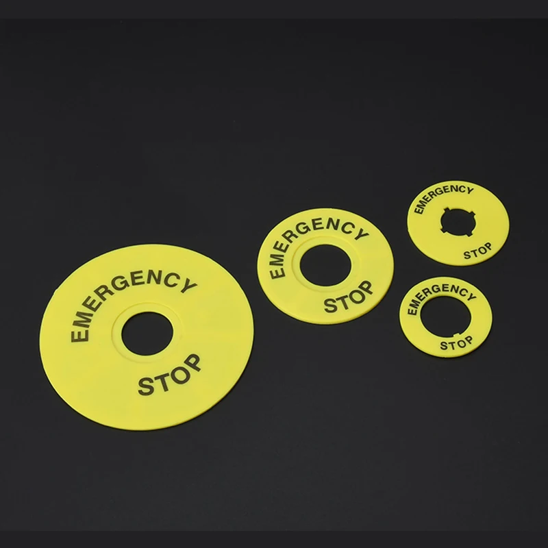 10pcs 16mm 22mm Dia Pushbutton Switch Label Frame Plastic Emergency ...