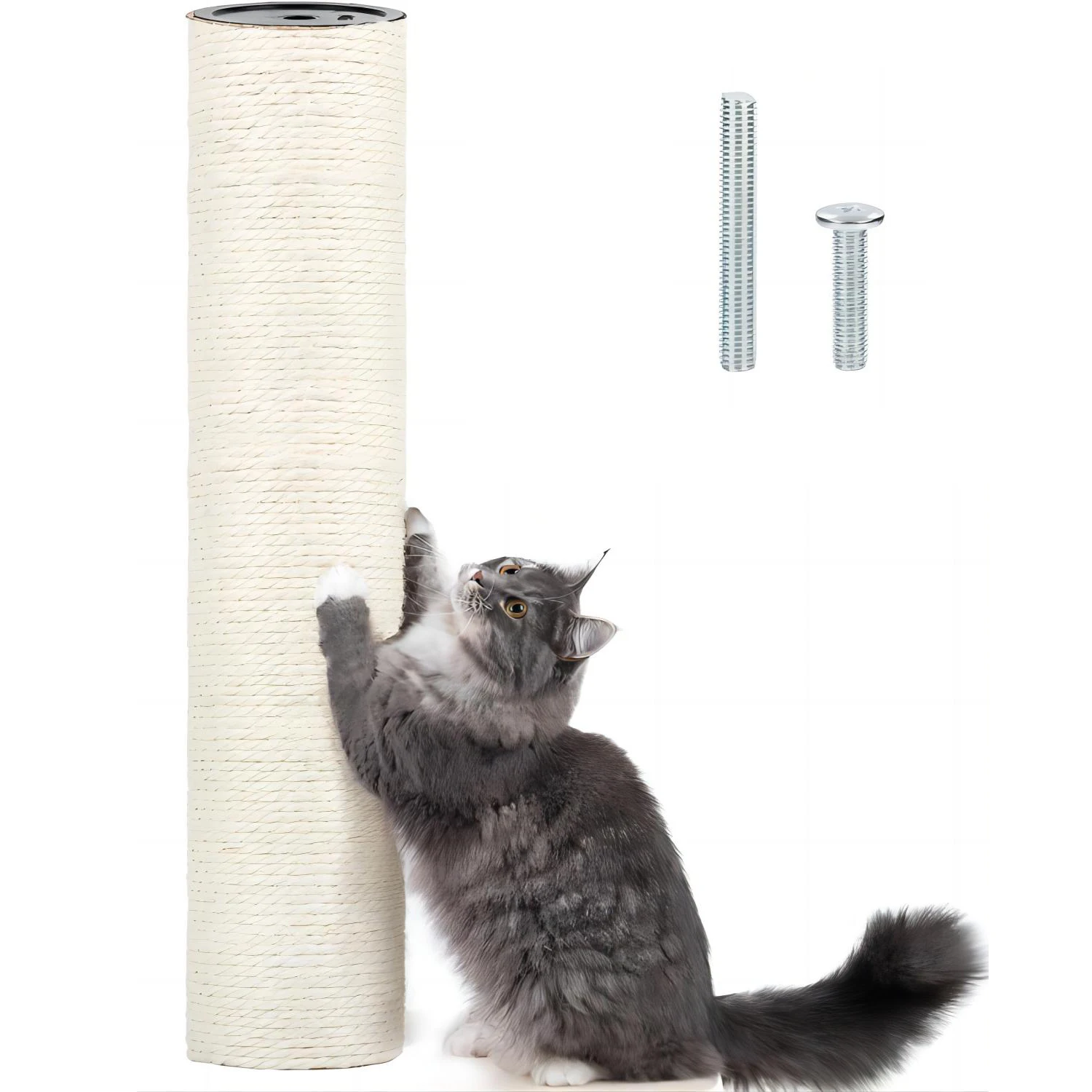 1-Root-M8-Cat-Scratching-Post-Replacement-Natural-Sisal-Cat-Tree-Post ...